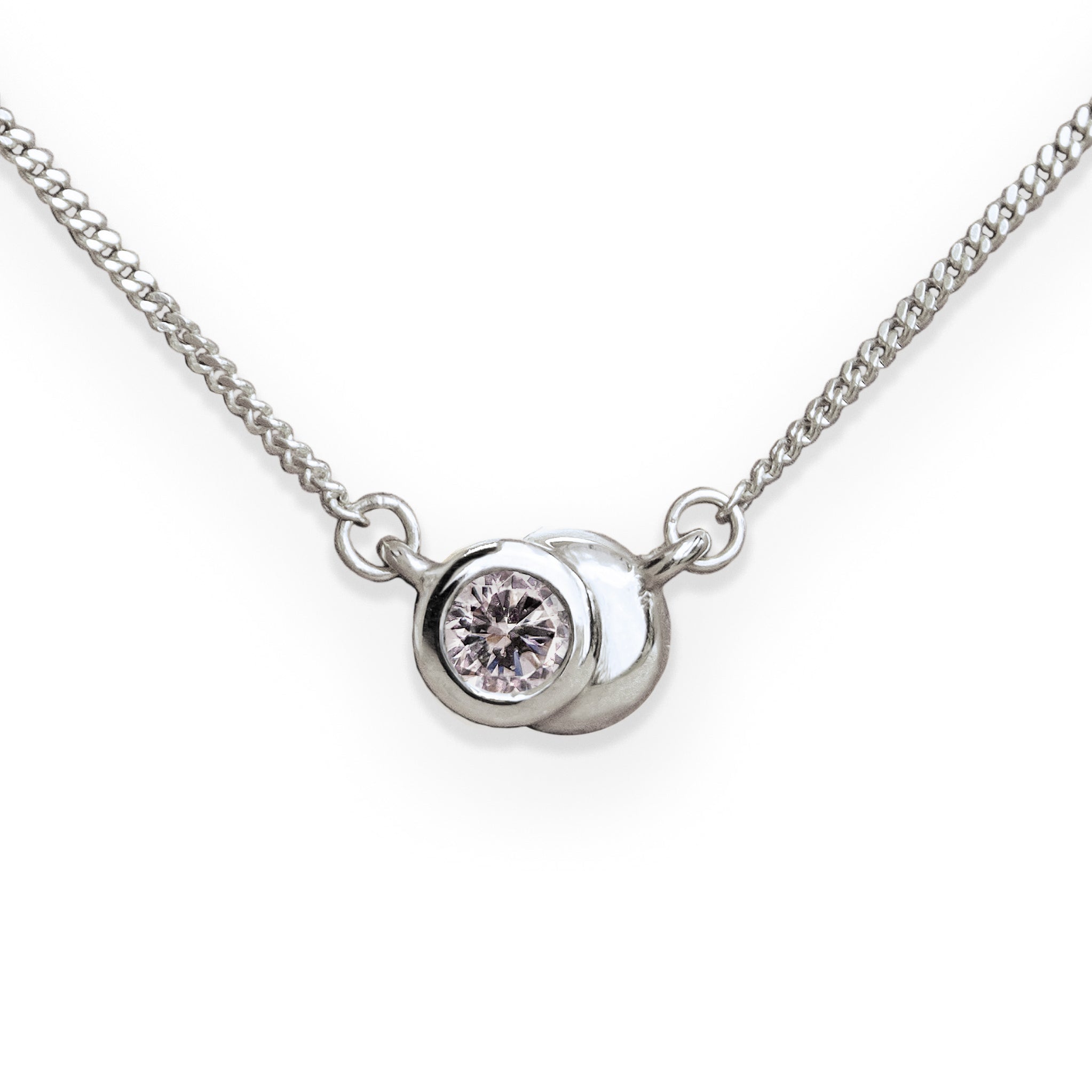 Solid Gold Lab Diamond Necklaces | AïANA